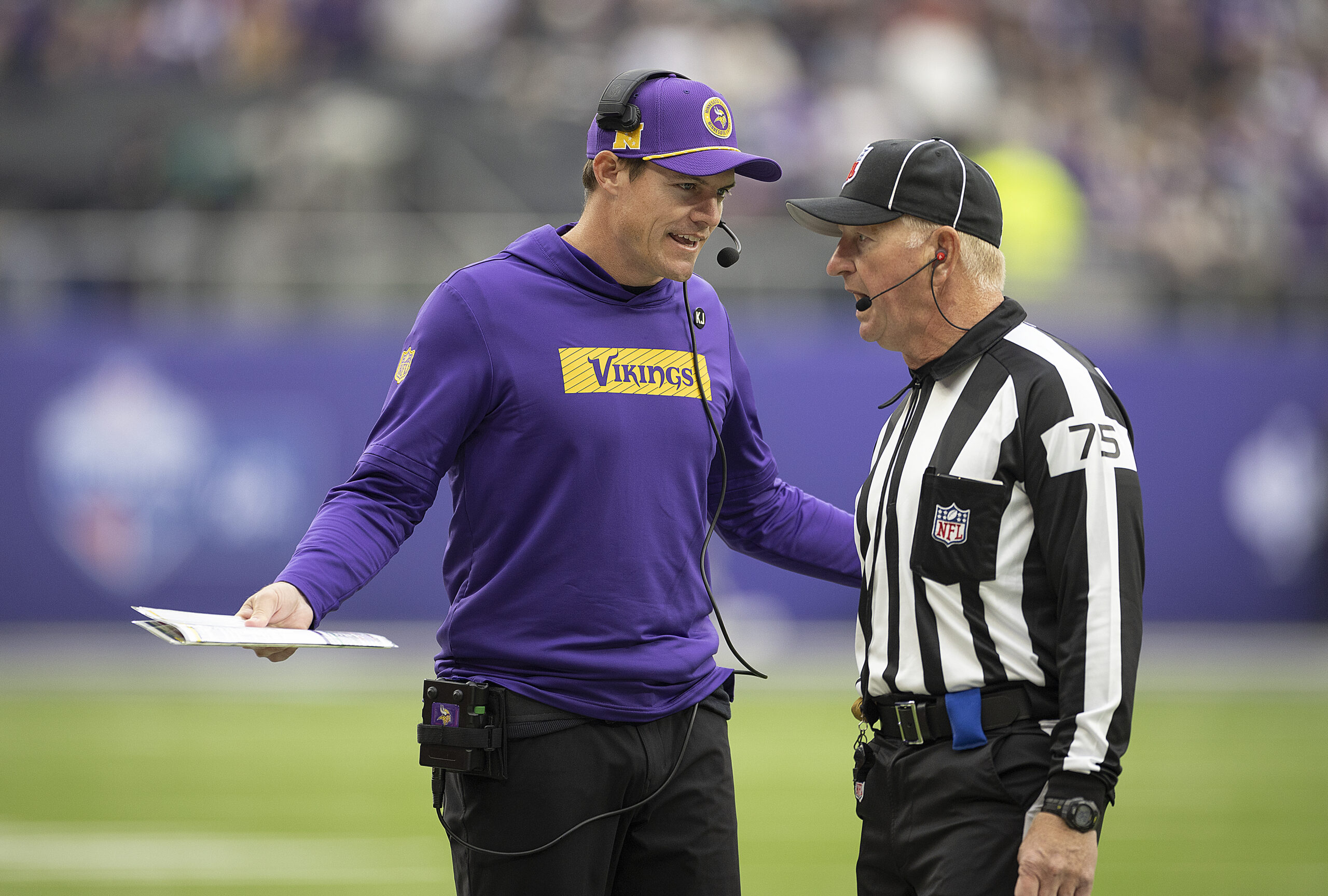 NFL has issued a warning and fined Minnesota VIkings head coach Kevin O ...