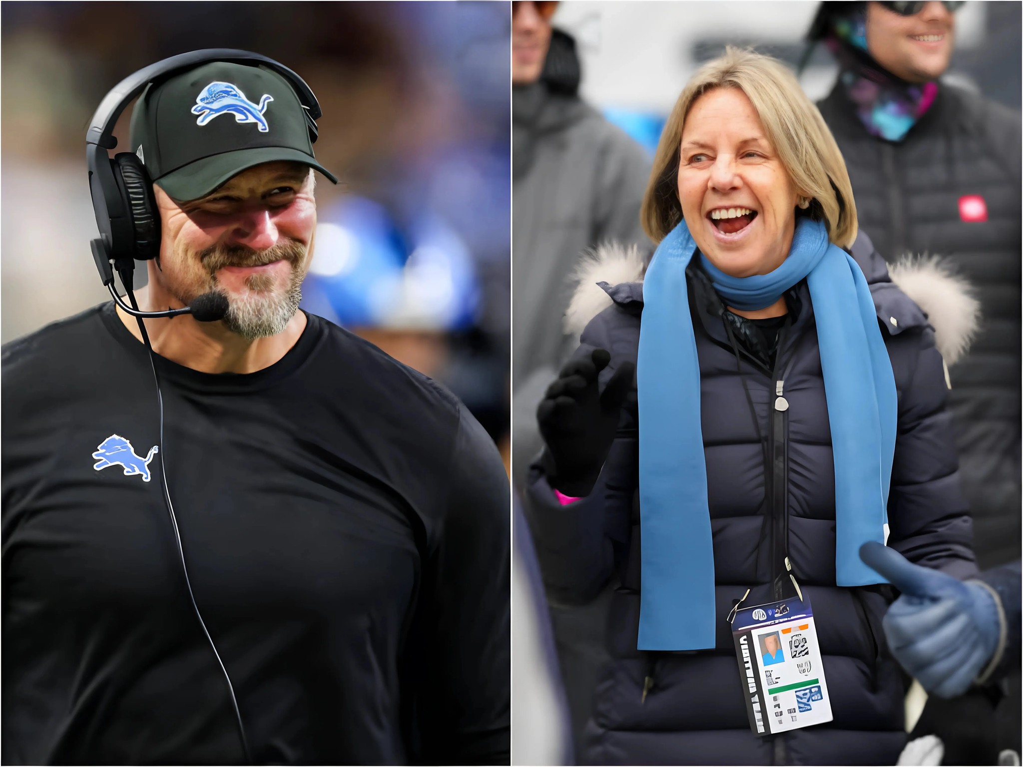 BREAKING: Detroit Lionsowner Sheila Ford Hamp has awarded coach Dan ...