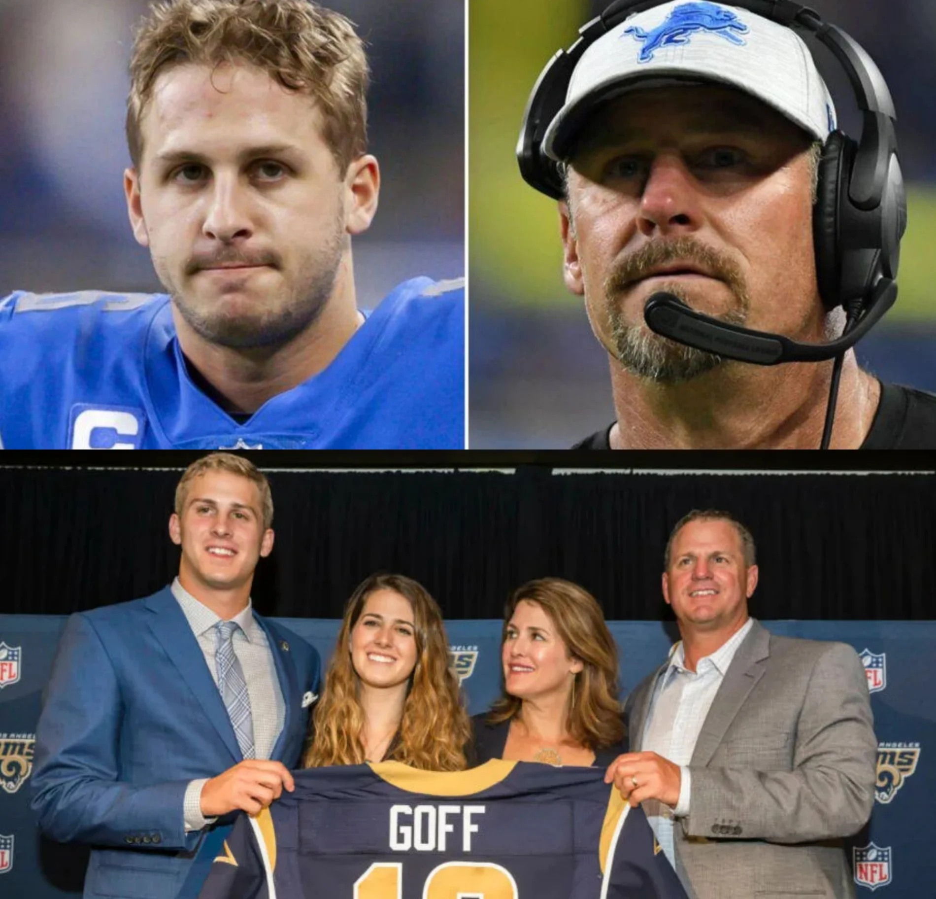 BREAKNG NEWS: Jared Goff’s father, Jerry Goff, sent a four-word ...