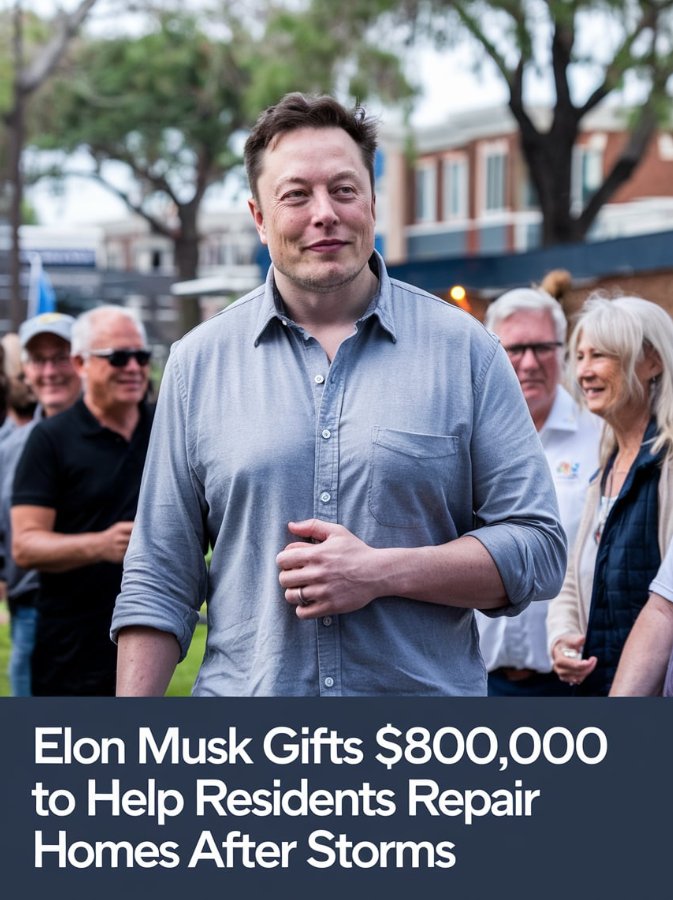 Elon Musk Donates $800,000 to Help Residents Repair Homes After Storms ...