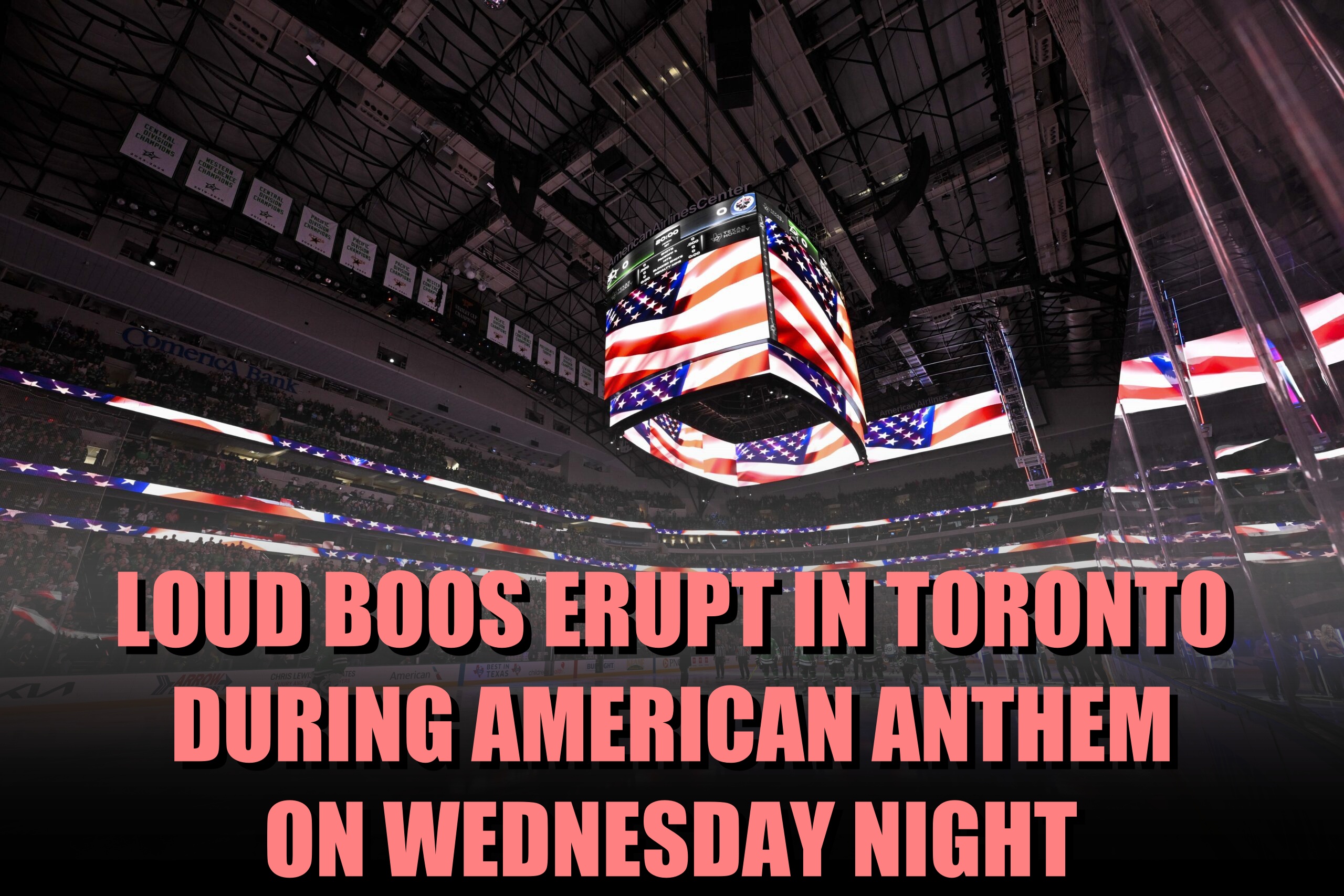 BREAKING: Angry Canadian hockey fans drown out the American national ...