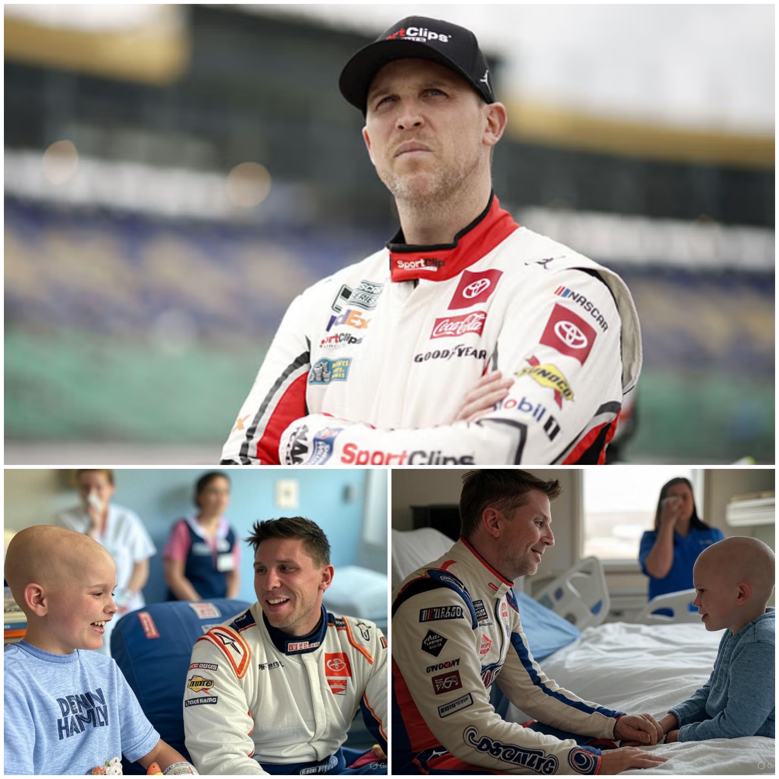 Tears in his eyes, heart wide open – Denny Hamlin stunned the entire ...