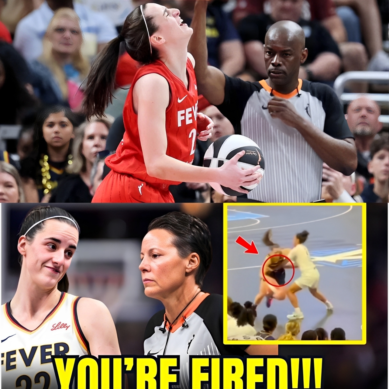JUST IN: New footage just surfaced—Caitlin Clark was hit harder than ...