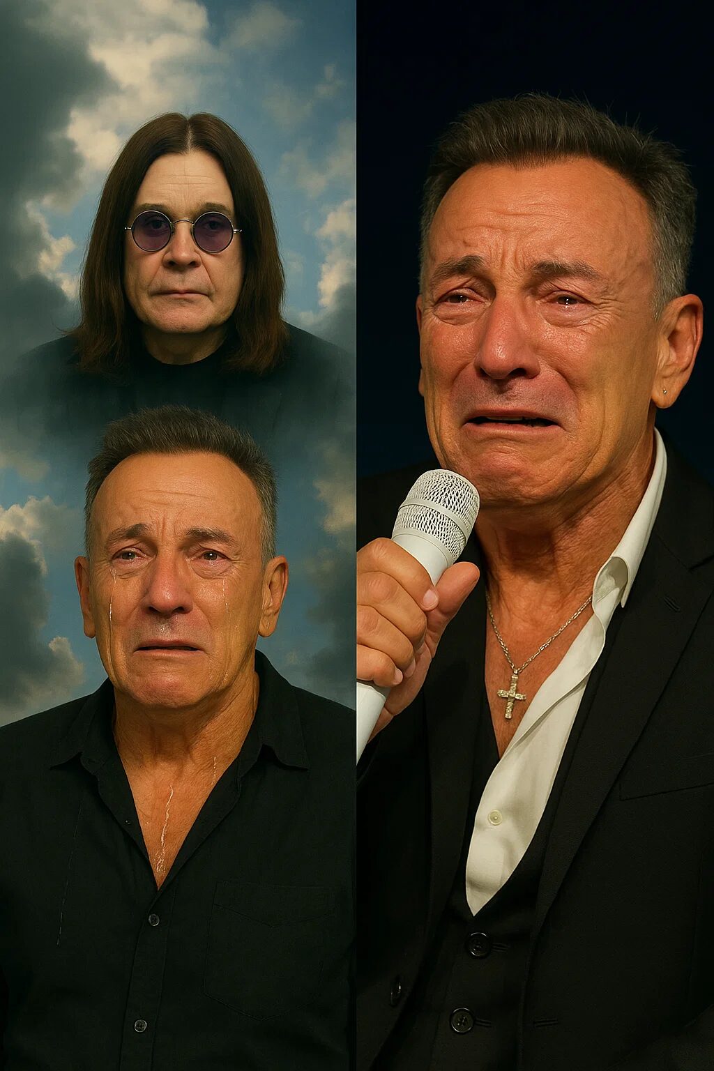 "Bye, bye Ozzy..." 💔 With those simple words, Bruce Springsteen said ...
