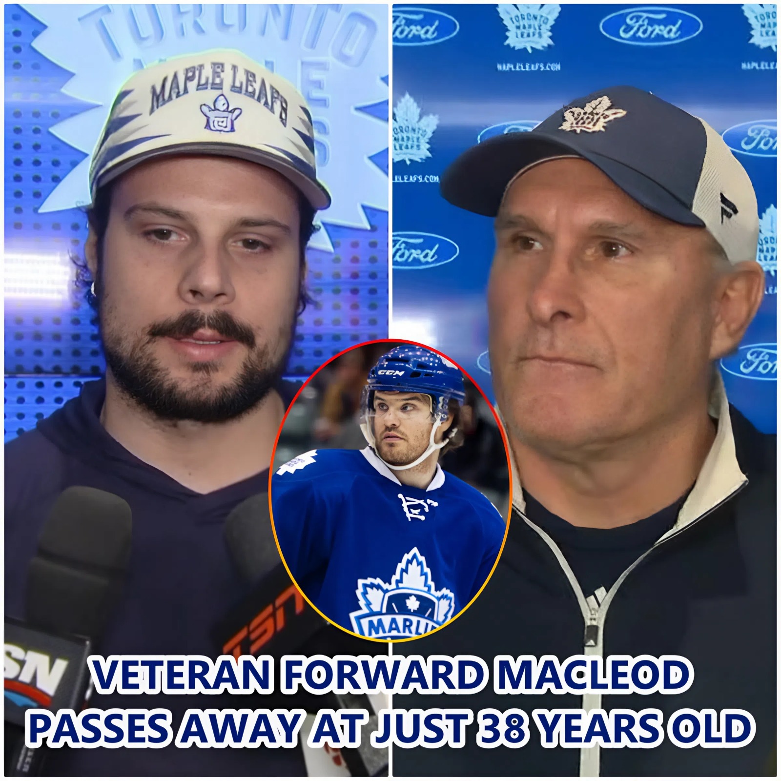 SAD NEWS: Head coach Craig Berube and Toronto Maple Leafs captain ...