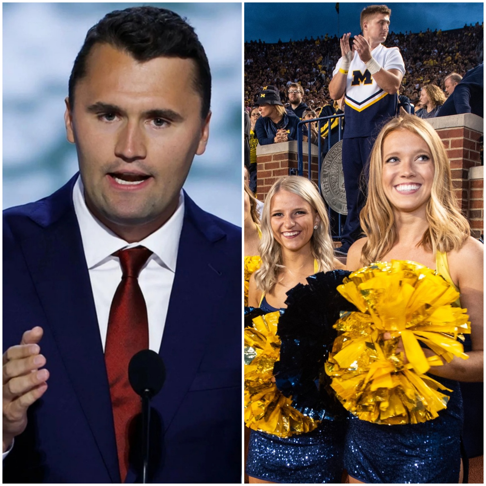 Social media wants the Michigan Wolverines cheerleader fired for her ...