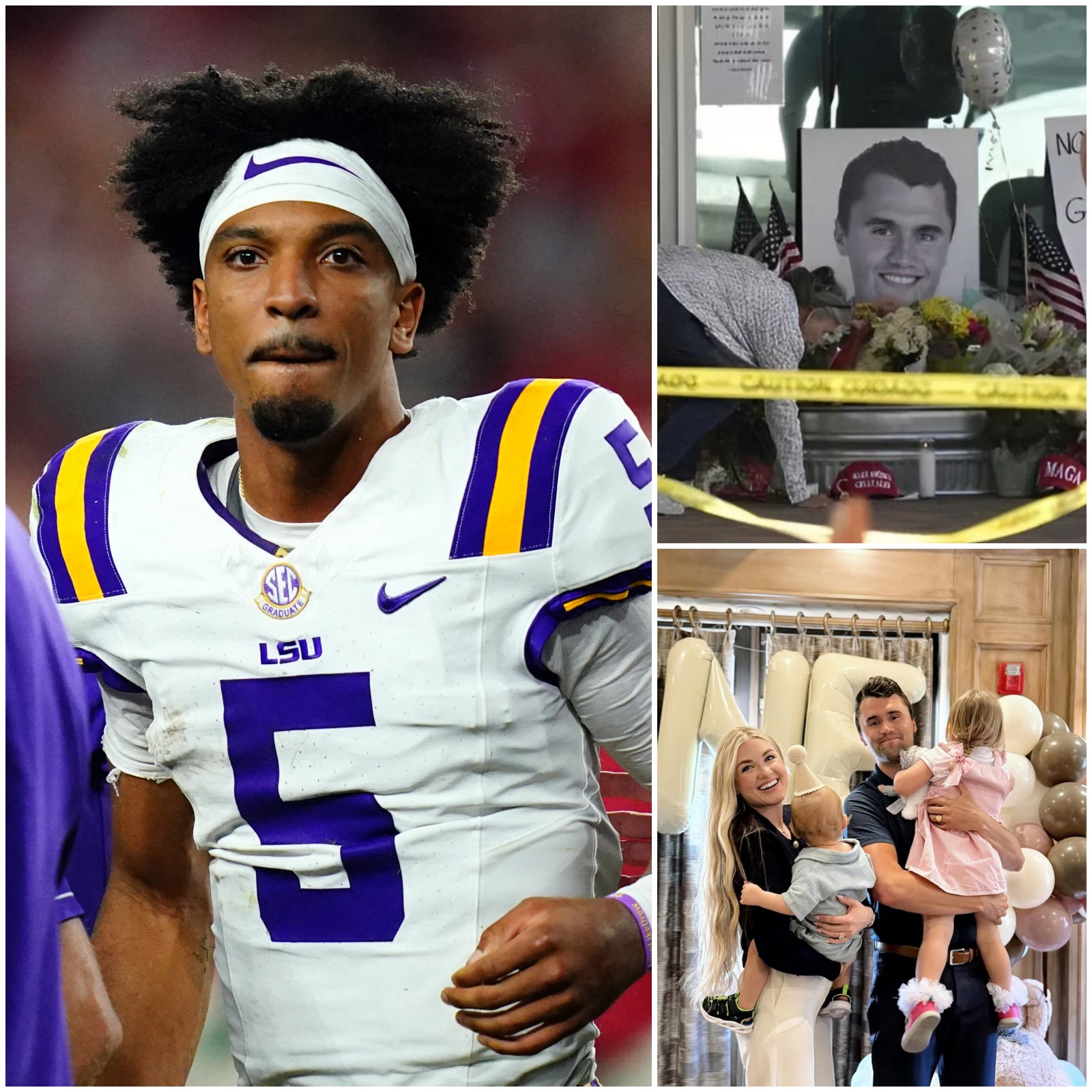 Act of Kindness: Shortly after Charlie Kirk passed away, former LSU ...