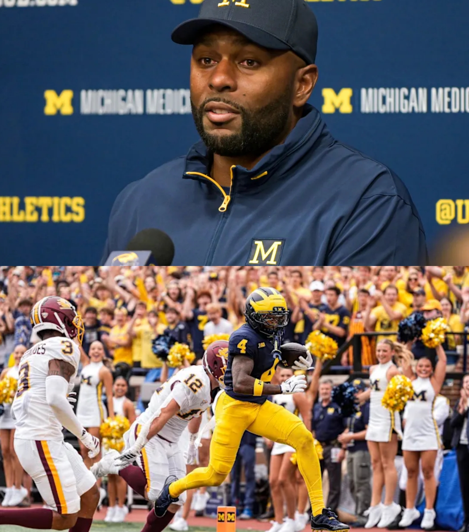 Sherrone Moore returns to the sidelines when Michigan football takes on ...