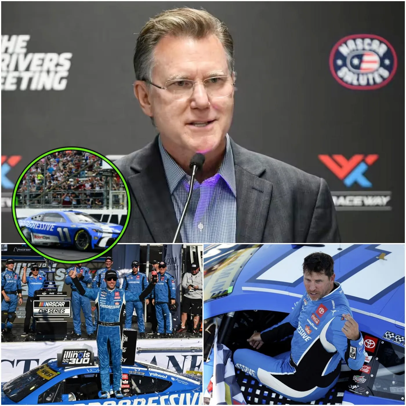 OFFICIAL CONFIRMED🛑NASCAR CHANGES RULES after Denny Hamlin’s illegal ...