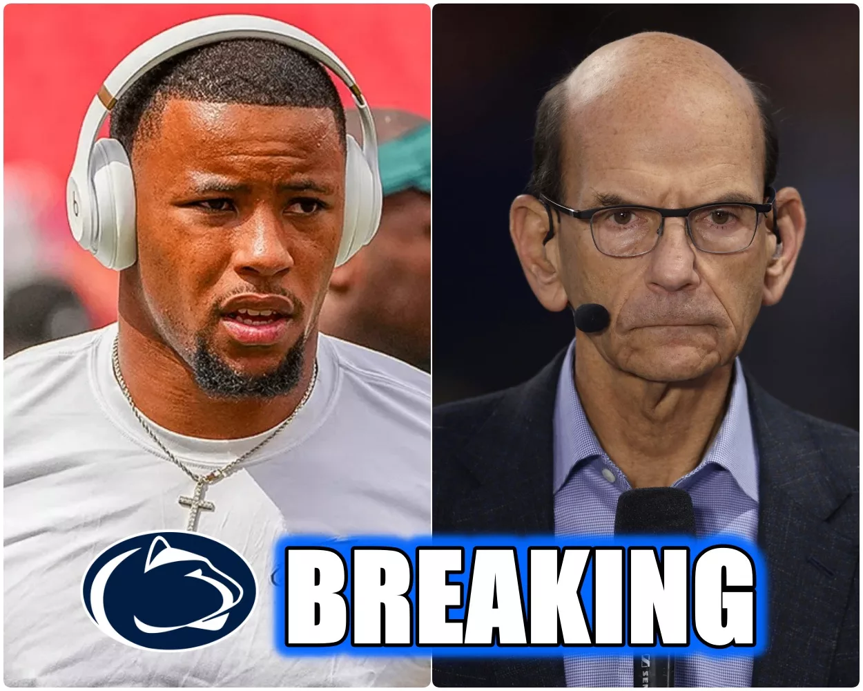 Saquon Barkley’s 11-Word Response to Paul Finebaum Sparks Penn State ...