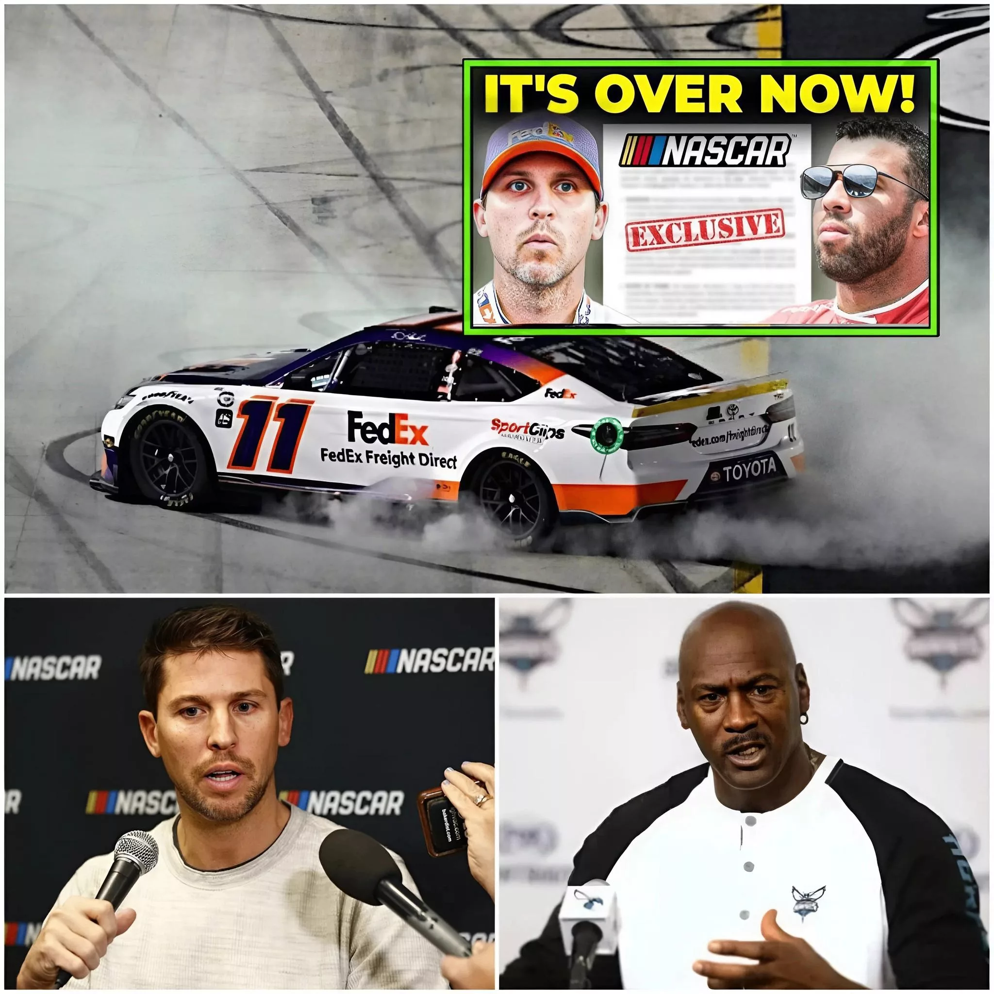 5 MINUTE AGO!!! Denny Hamlin’s DRAMATIC TURN Leaves 23XI Racing in ...