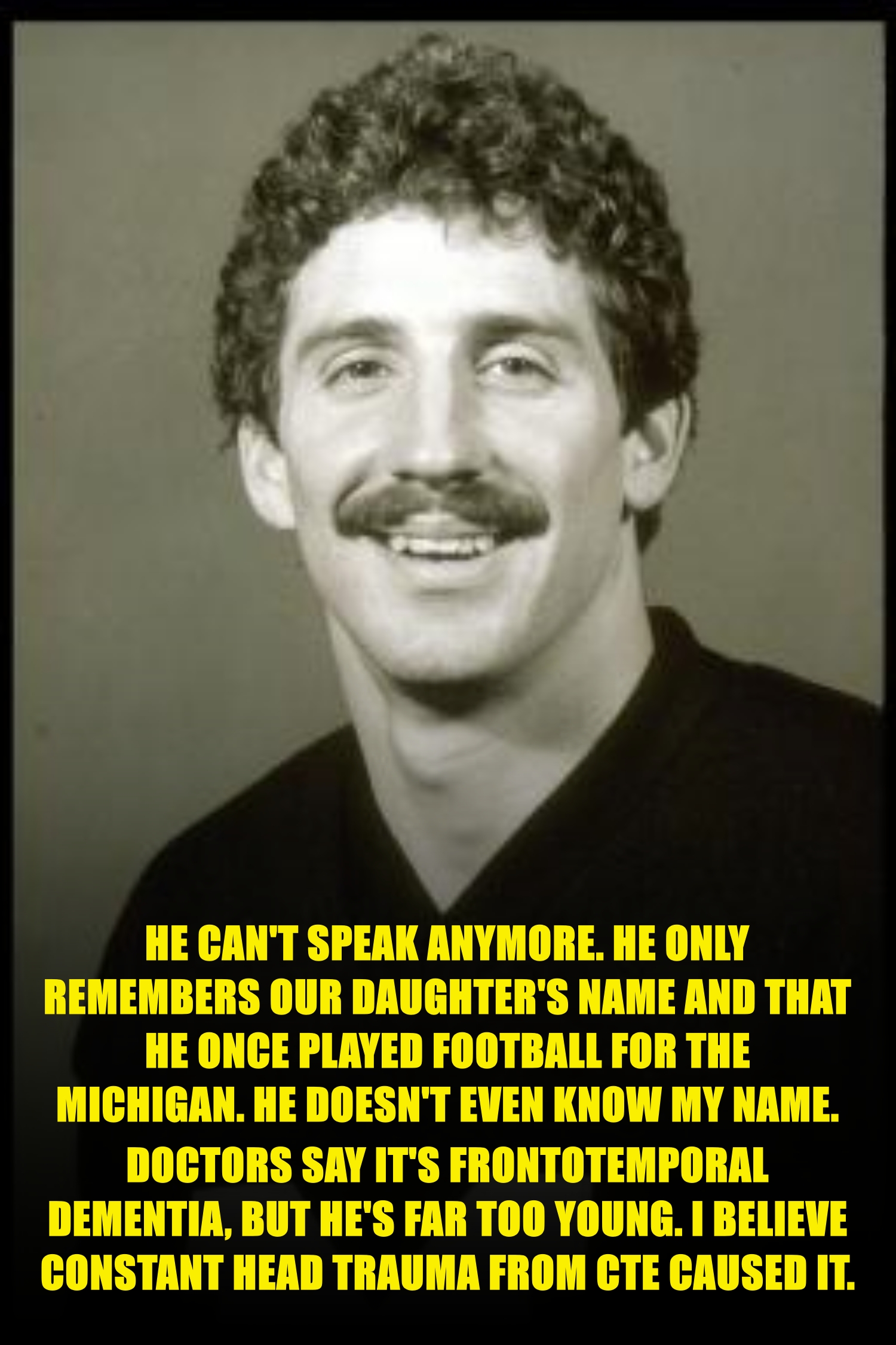 SAD NEWS: Wolverines Legend Diagnosed With Dementia at 62 — Can’t Speak ...