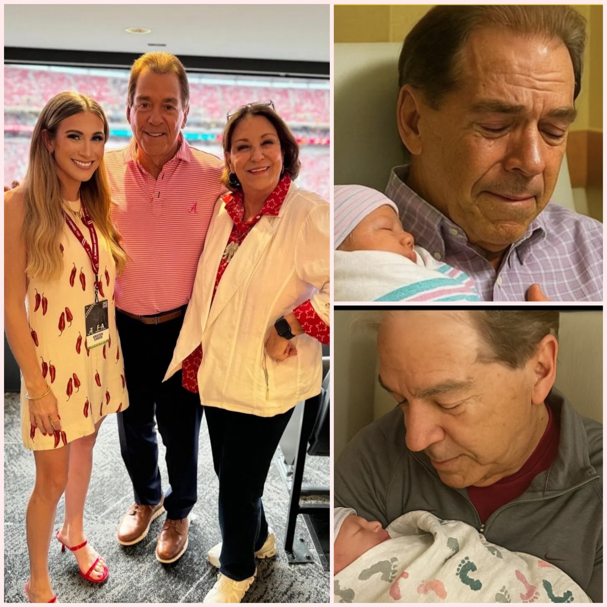 Nick Saban unexpectedly became a grandfather, leaving fans stunned! A ...