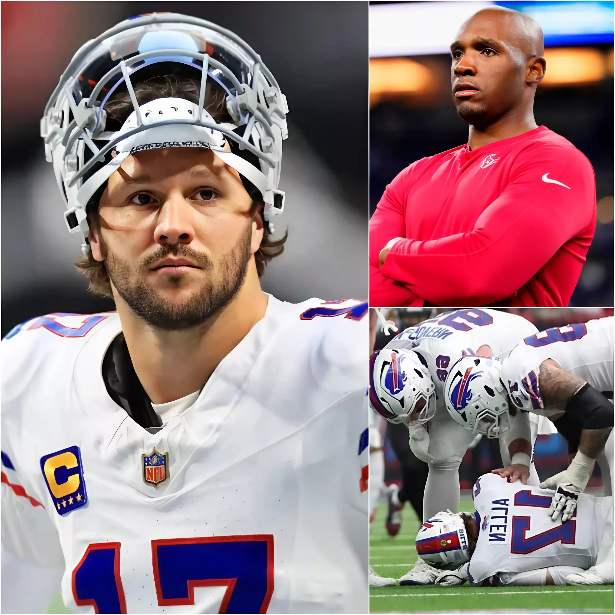 BREAKING: Josh Allen explodes after the game, naming the Texans player ...