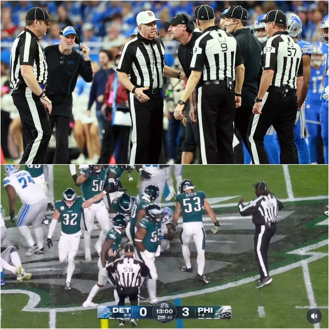BREAKING NEWS: The entire three-member officiating crew for the Detroit ...