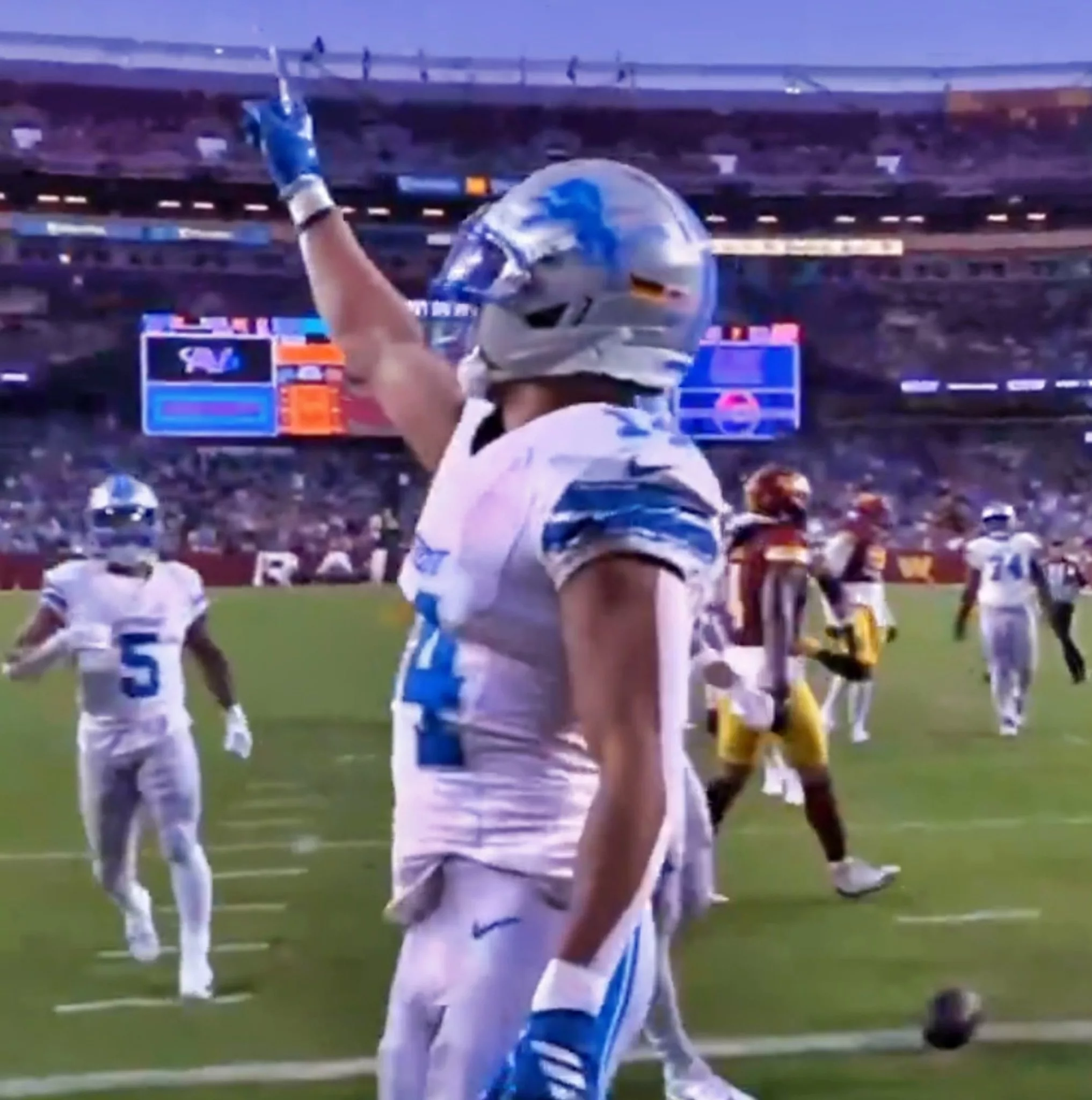 Lions’ Amon-Ra St. Brown’s Unexpected Touchdown Celebration for ...