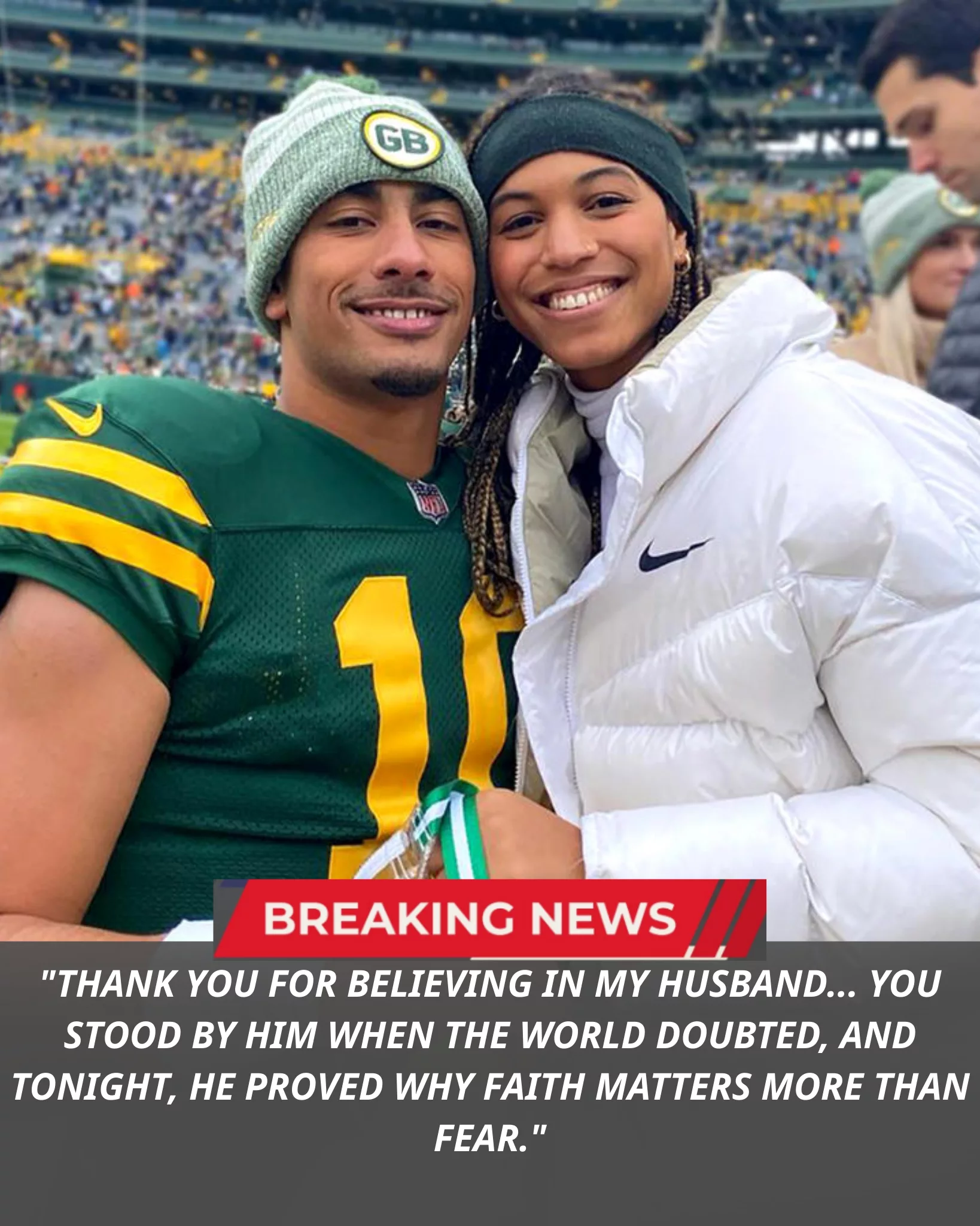 Thank You for Believing in My Husband”: The Emotional Story Behind ...