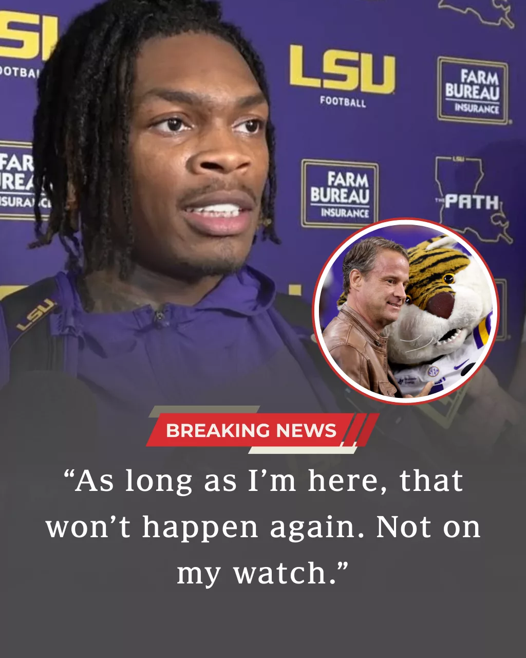 BREAKING NEWS: LSU Tiger star Barion Brown has made a stunning ...