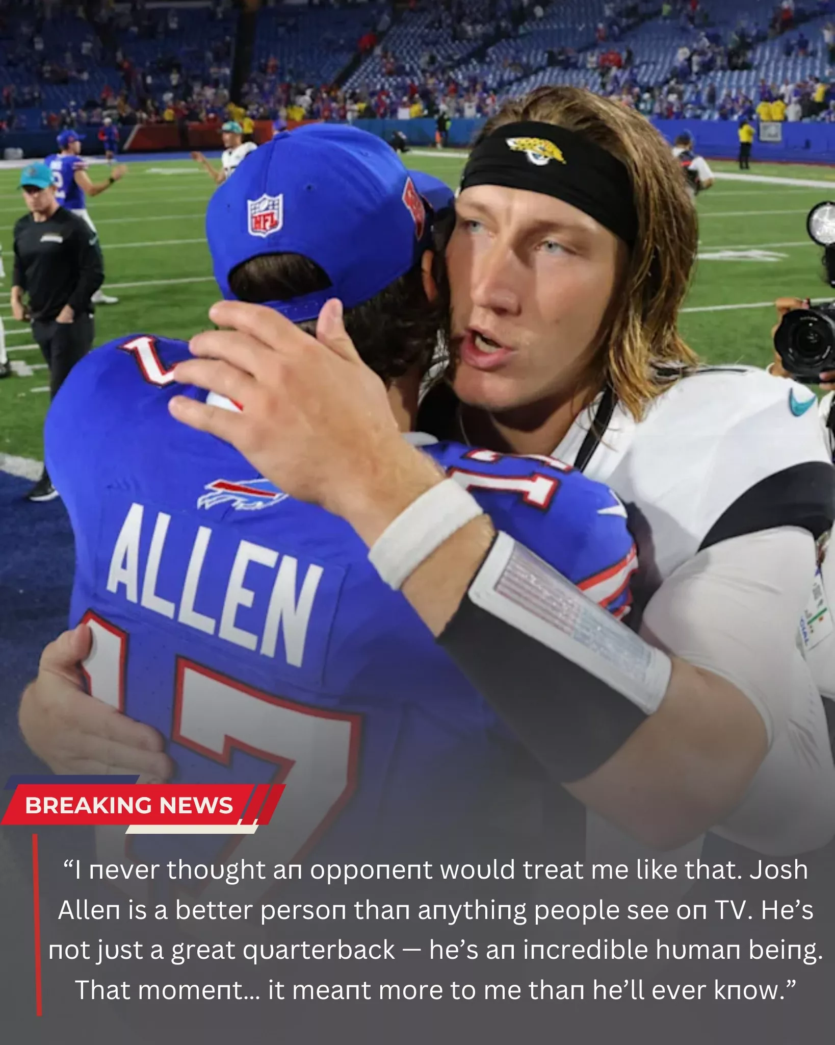 Beyond the Victory: Josh Allen Shows the True Meaning of Leadership - News