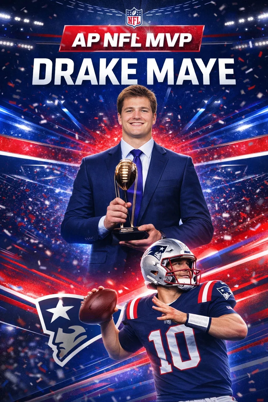 CONGRATS: Drake Maye Crowned 2025 AP NFL Most Valuable Player